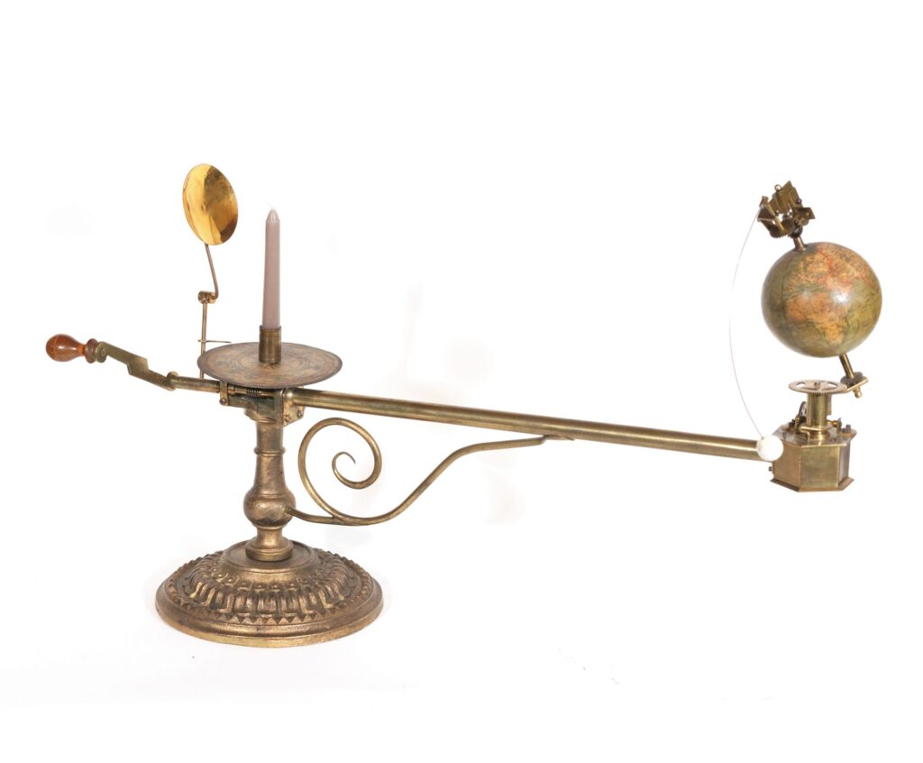 Ca. 1880 Jan Felkl Hand-Cranked Mechanical Lunarium / Tellurium ...