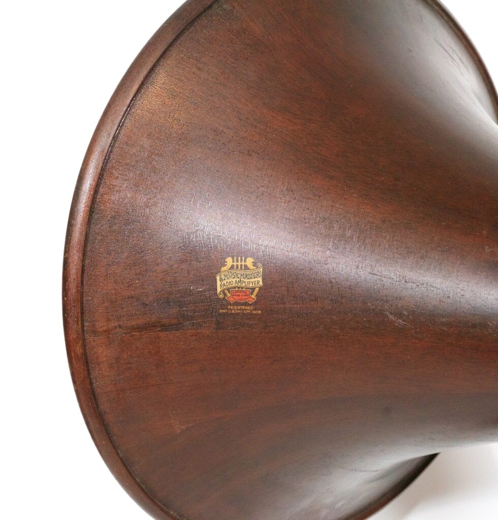 1925 Music Master Concert Horn Radio Speaker With 22" Diameter Wood ...
