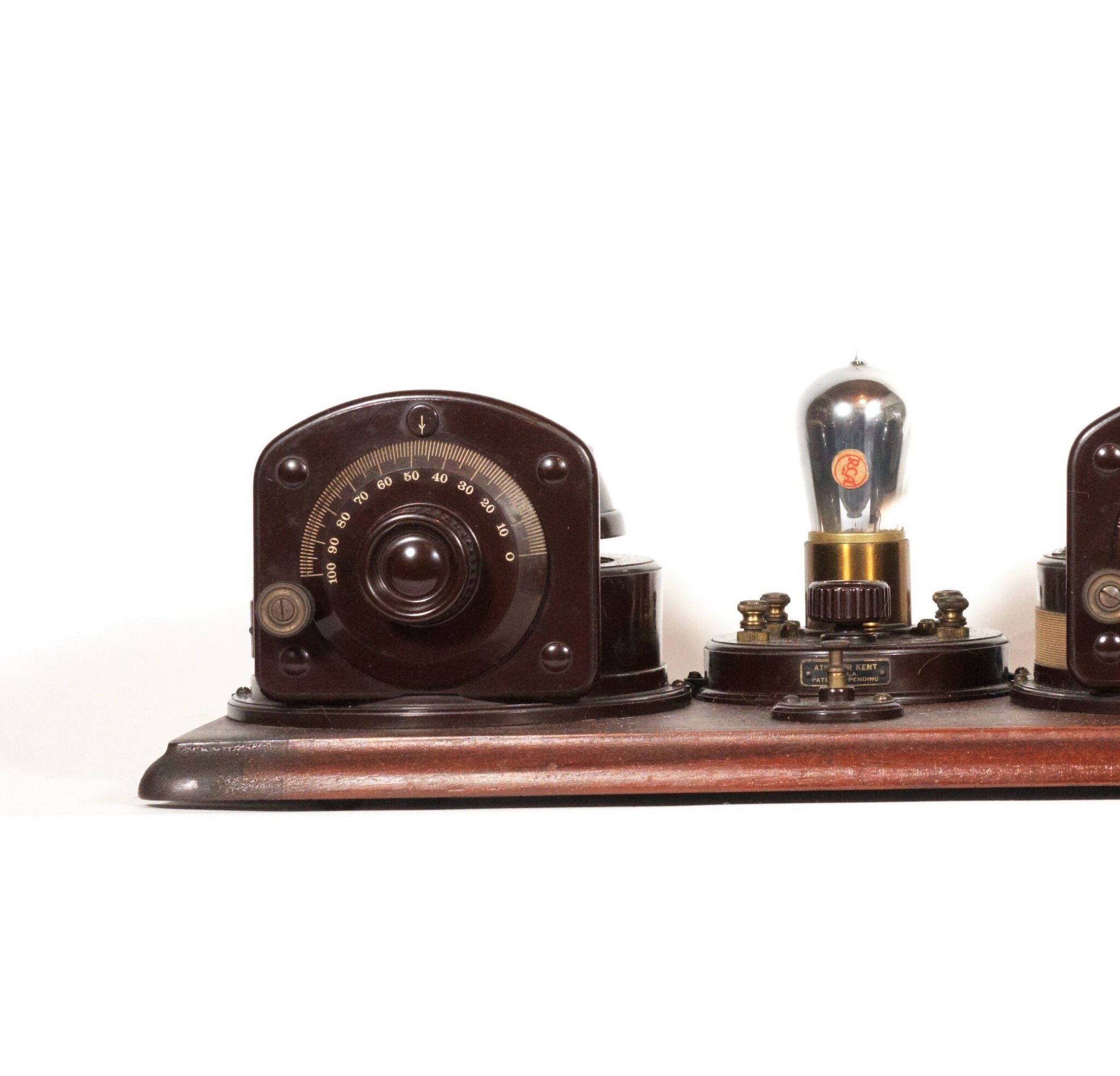 1923 Atwater Kent 4445 Breadboard Radio (1st Model 9) - TechnoGallerie