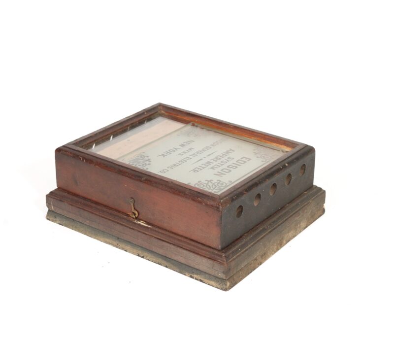 Early Edison System Ampere Meter - TechnoGallerie