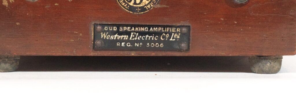 1923 Western Electric Radio Amplifier With Good Emissions 216-A Tubes ...