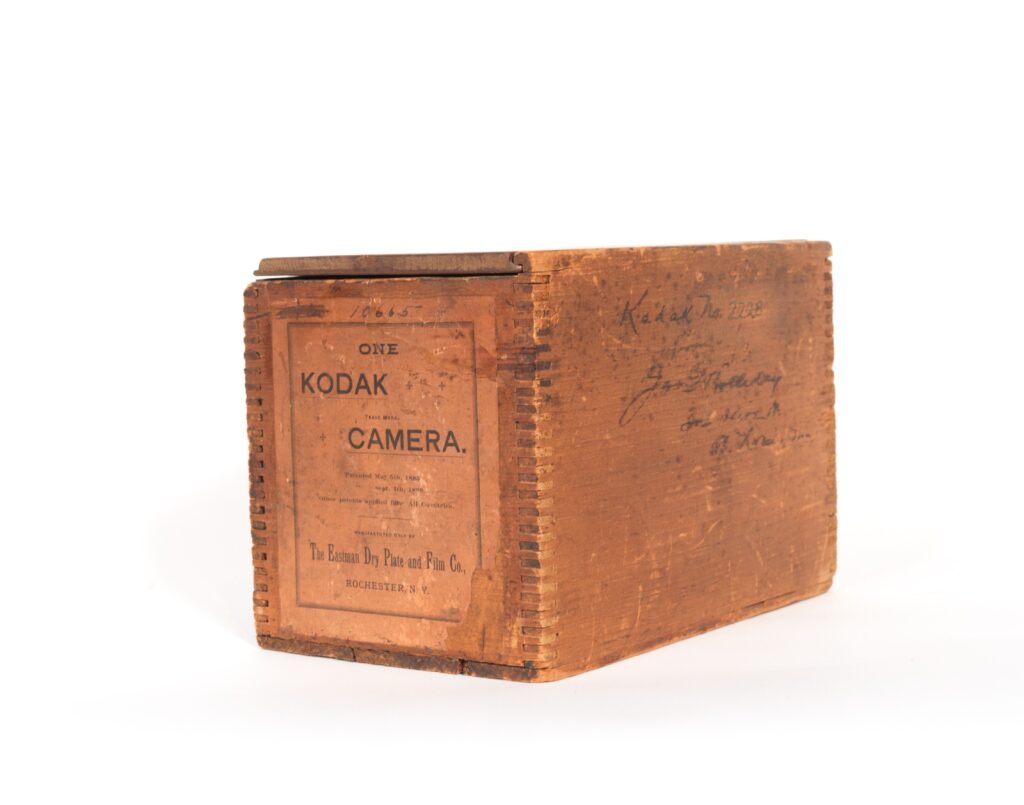 The Original 1888 Kodak Camera With Barrel Shutter * Eastman Dry Plate ...