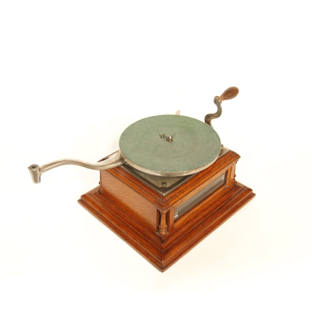 1901 Zon-O-Phone Glass-Sided "A" Phonograph - TechnoGallerie