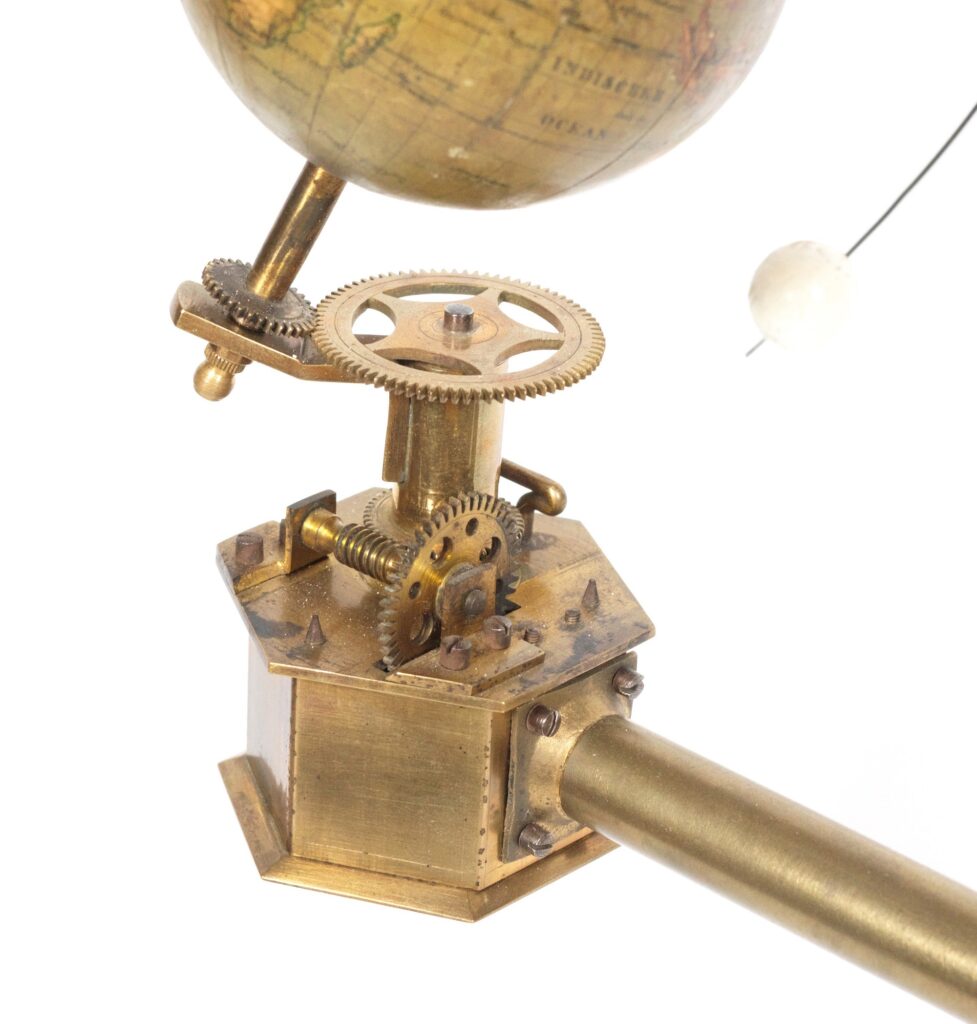 Ca. 1880 Jan Felkl Hand-Cranked Mechanical Lunarium / Tellurium ...