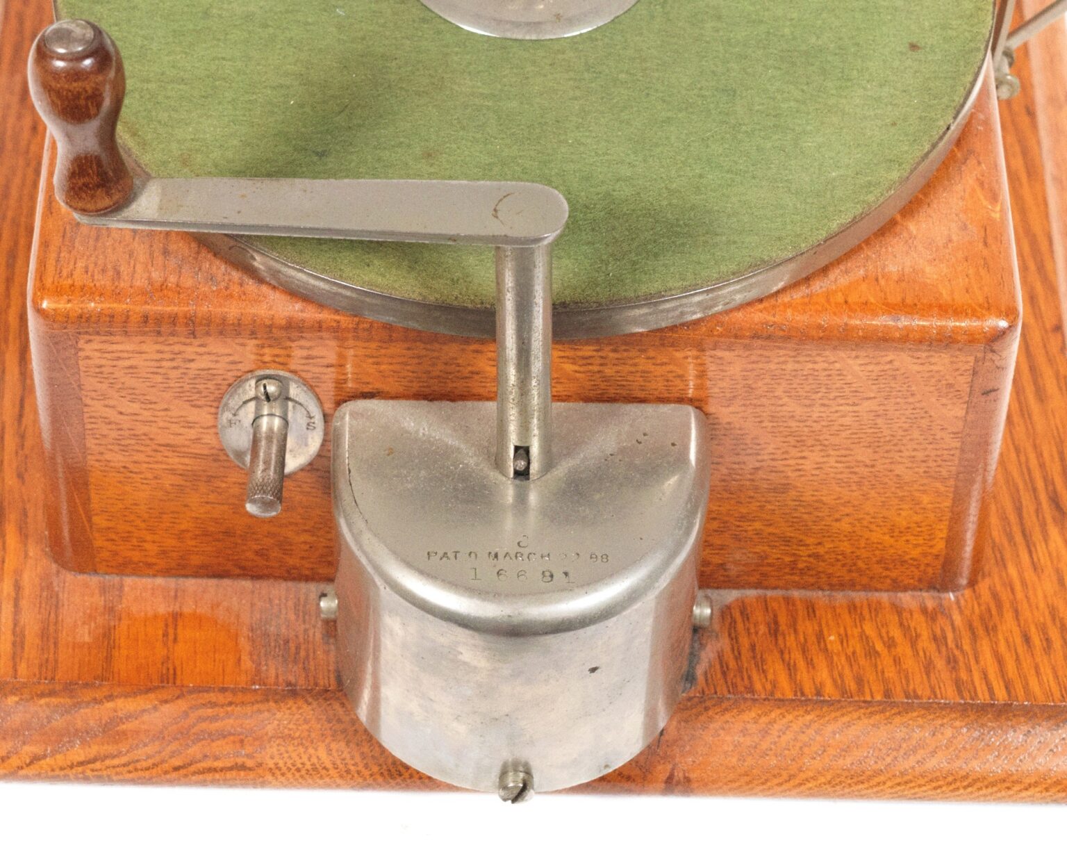 Original 1890's Berliner Trademark Gramophone w/Original Berliner ...