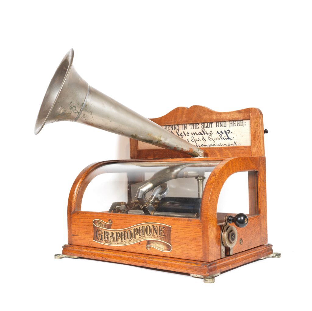 1898 Columbia BS Coin-Operated Cylinder Phonograph * Penny-In-Slot * No ...