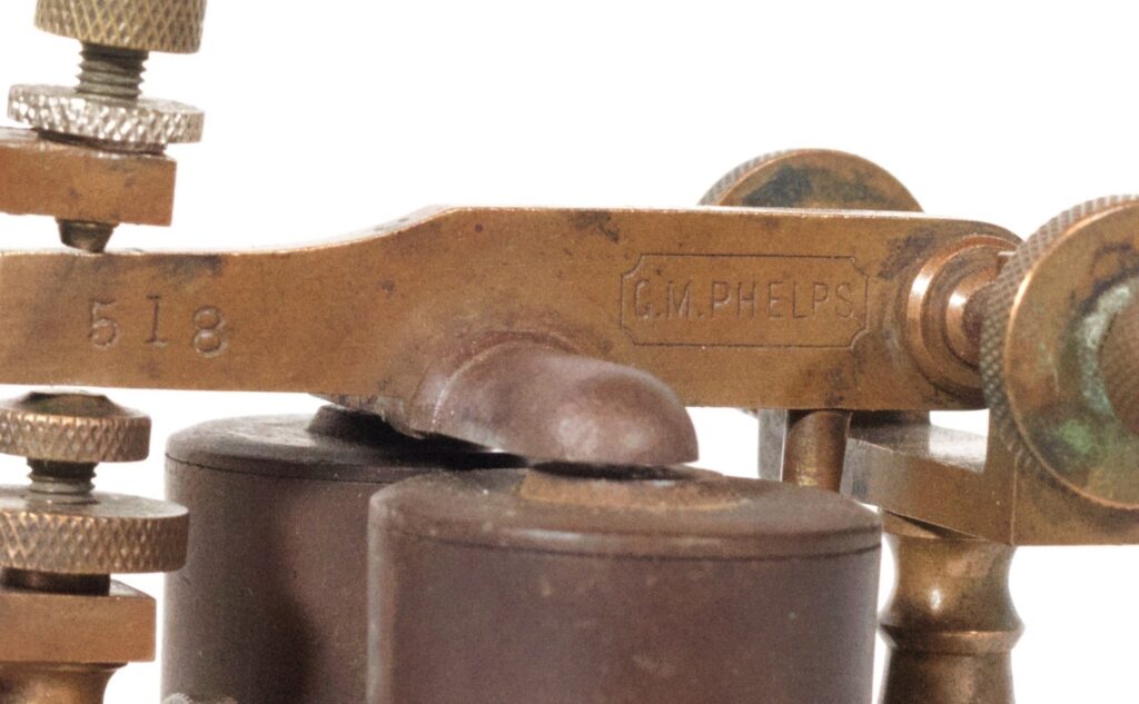 1860's Phelps Telegraph Sounder * Round Base * Western Union * American ...