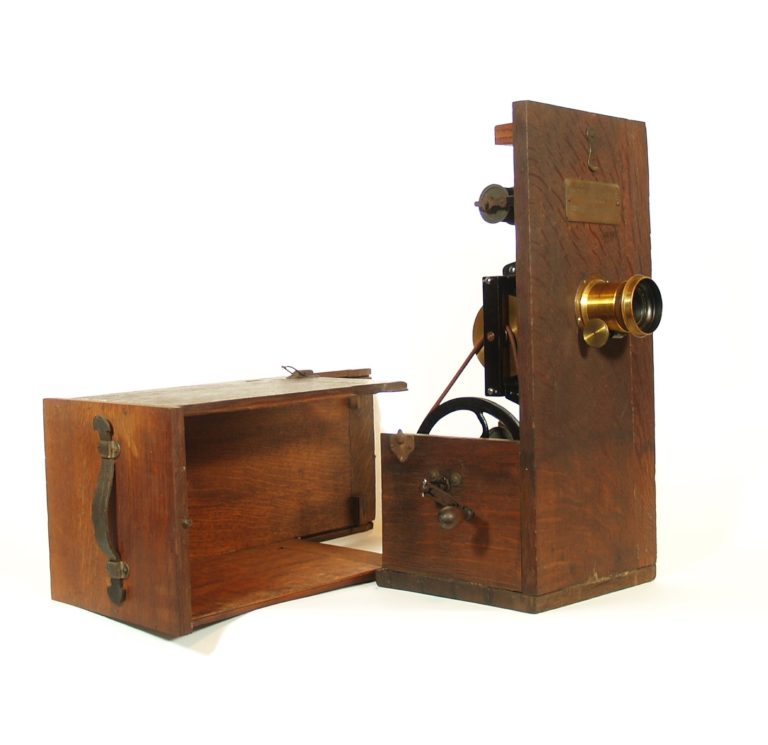 1897 Edison Spool Bank Projecting Kinetoscope * 1st Projecting ...