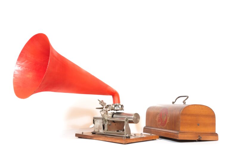 1901 Pathe Coq Phonograph With System Bettini Micro Reproducer ...