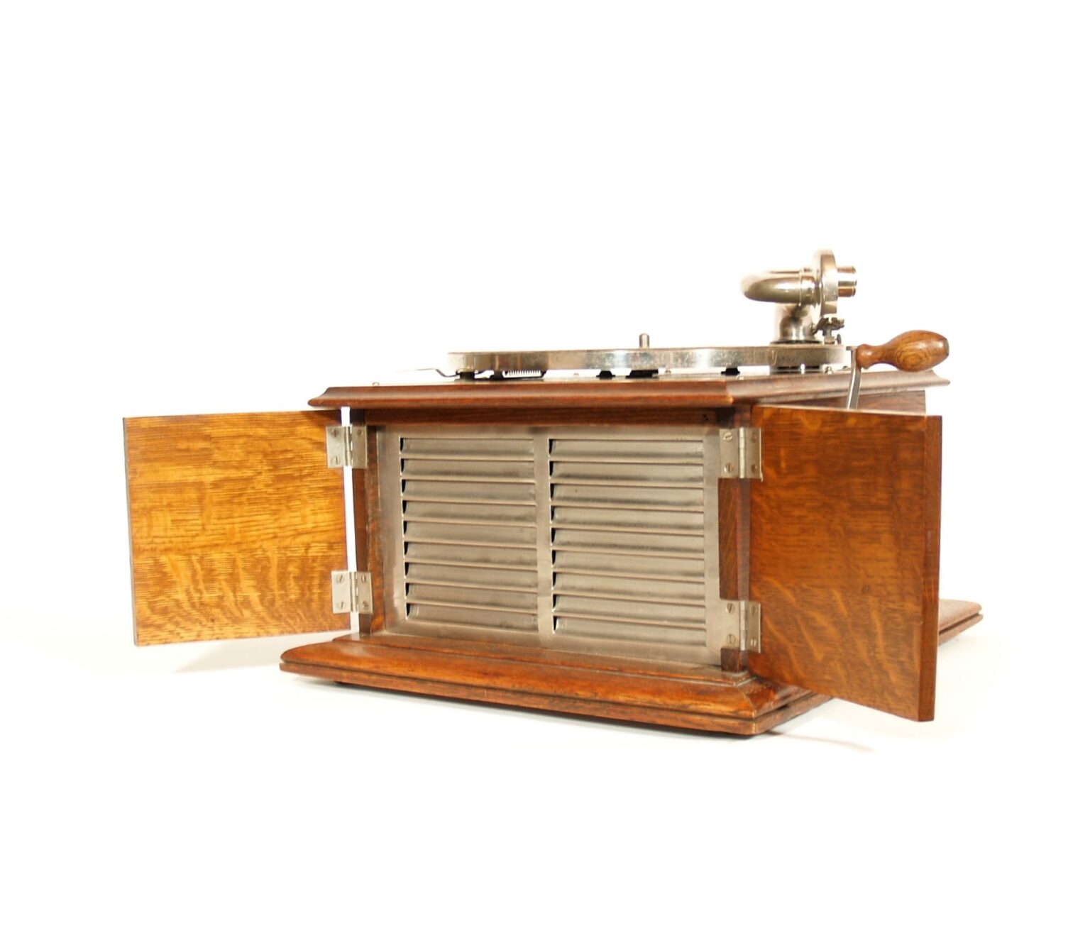 1911 Victrola IV Phonograph With Steel Slat Grill & Victor Type "O ...
