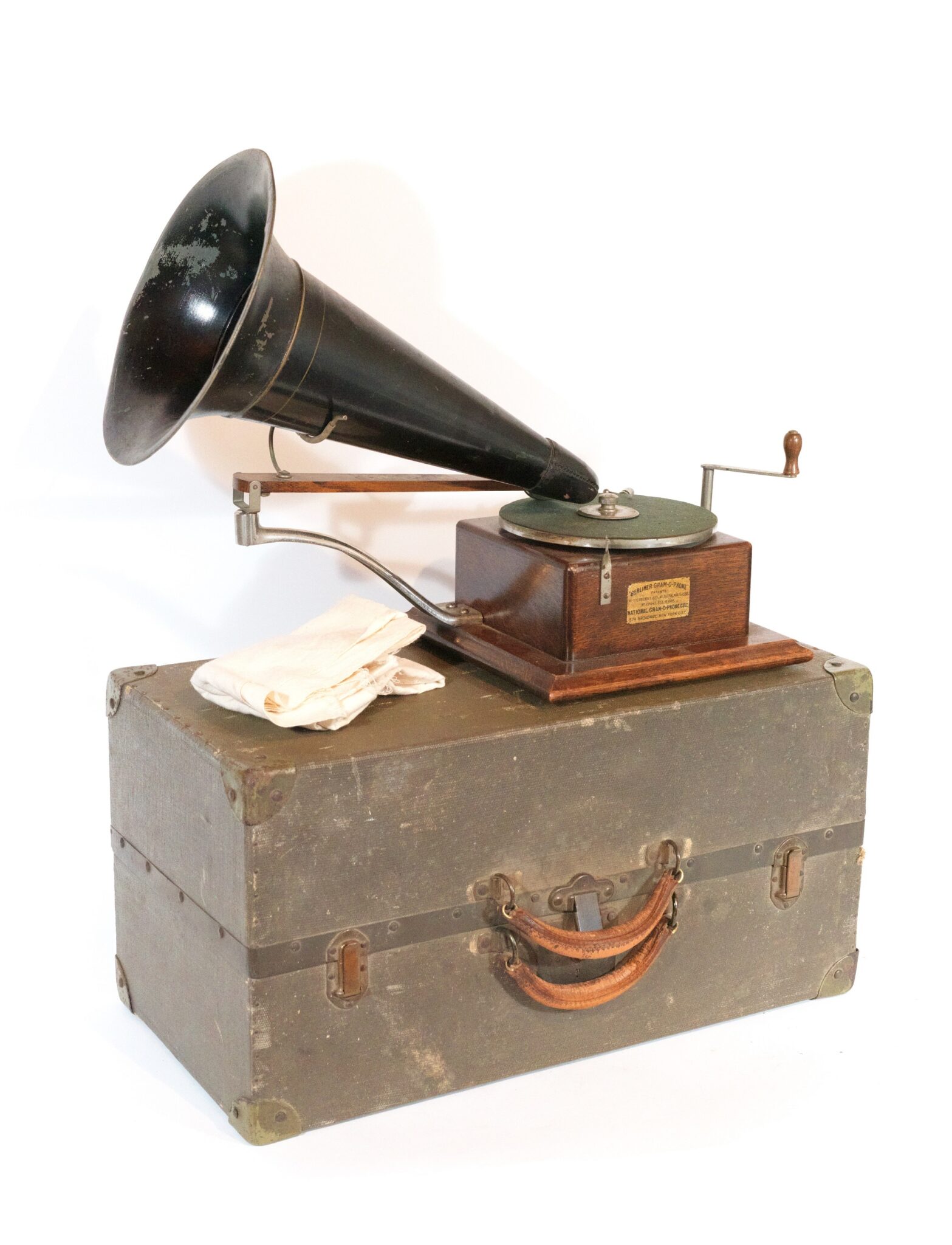 Berliner Trademark Gramophone In Rare Original Exhibitor's Travel Case ...