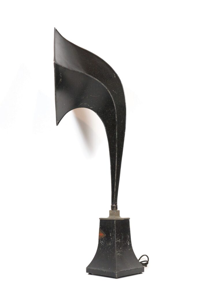 1923 Herald Horn Radio Speaker * 30" High * Radical Diamond Deco Design ...