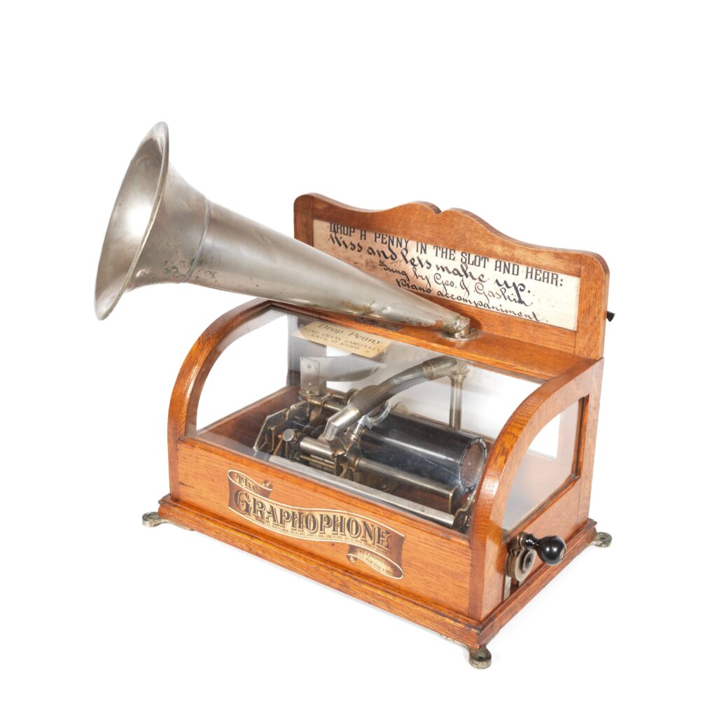 1898 Columbia BS Coin-Operated Cylinder Phonograph * Penny-In-Slot * No ...