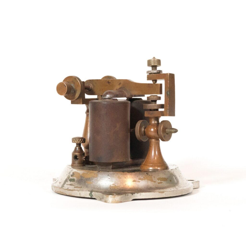 1860's Phelps Telegraph Sounder * Round Base * Western Union * American ...
