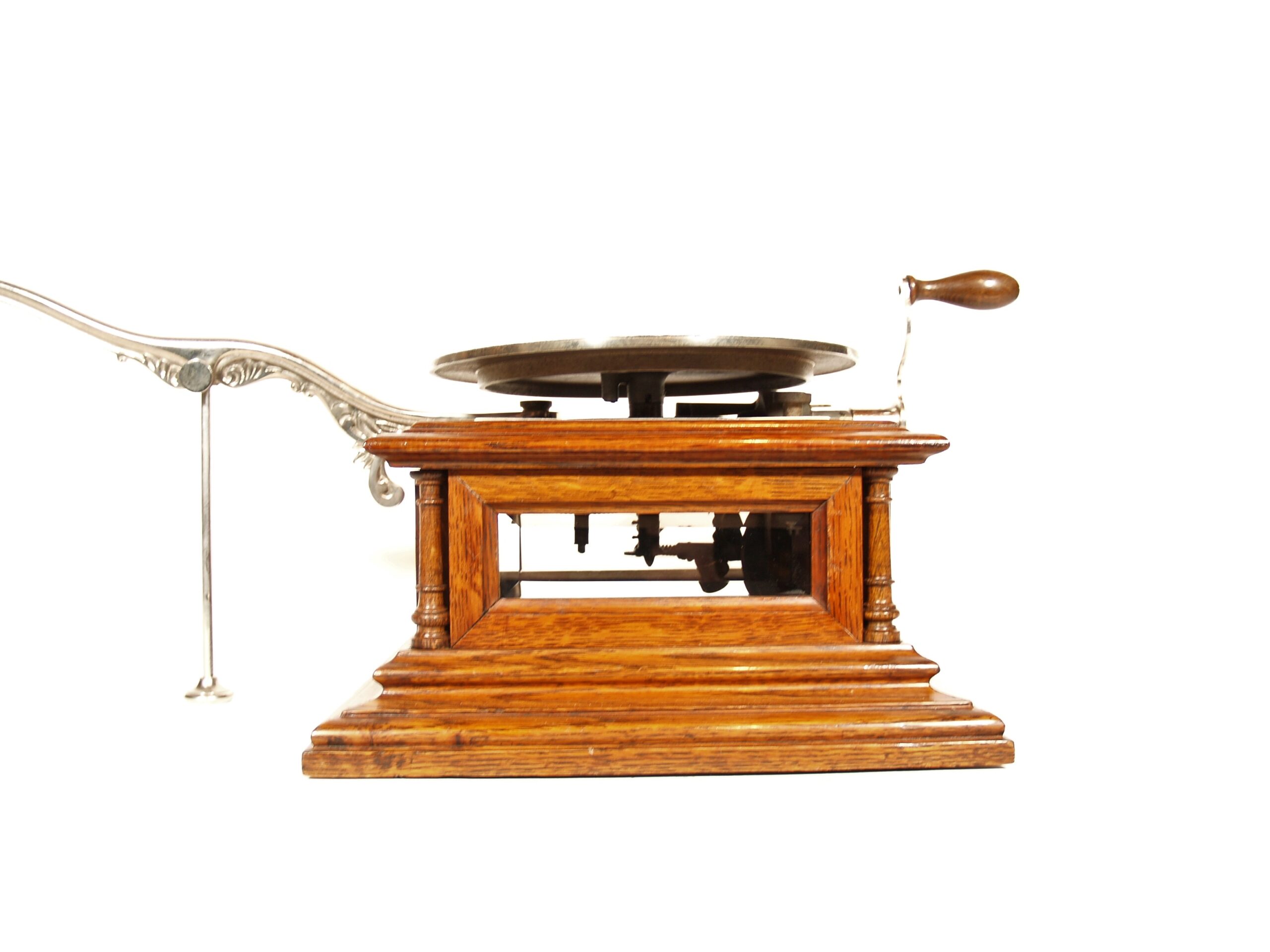 1902 Zonophone Glass-Sided Concert Grand Phonograph - TechnoGallerie