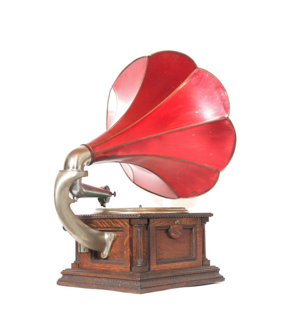 1906 Columbia AH Fancy Case Phonograph w/Original Hawthorne & Sheble ...