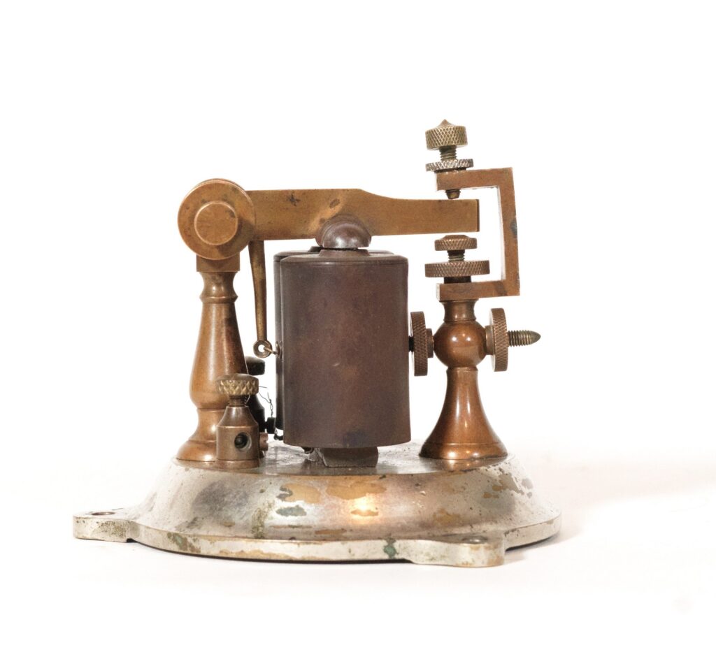 1860's Phelps Telegraph Sounder * Round Base * Western Union * American ...