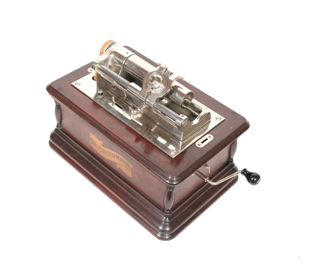 1906 Columbia BG Mahogany Cylinder Phonograph With 6" Mandrel & 4 ...