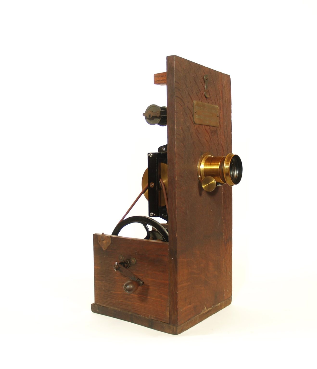 1897 Edison Spool Bank Projecting Kinetoscope * 1st Projecting ...