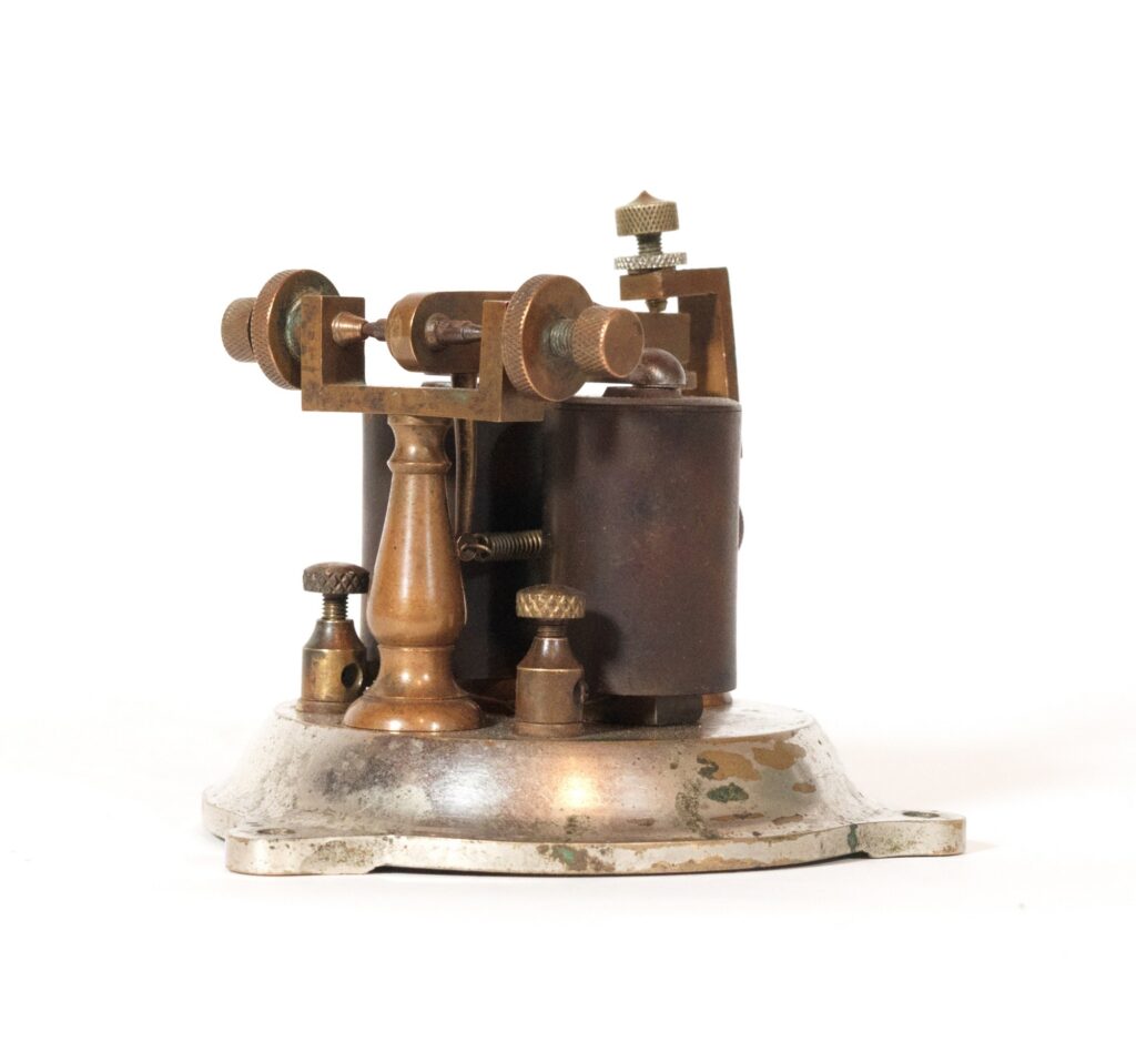 1860's Phelps Telegraph Sounder * Round Base * Western Union * American ...