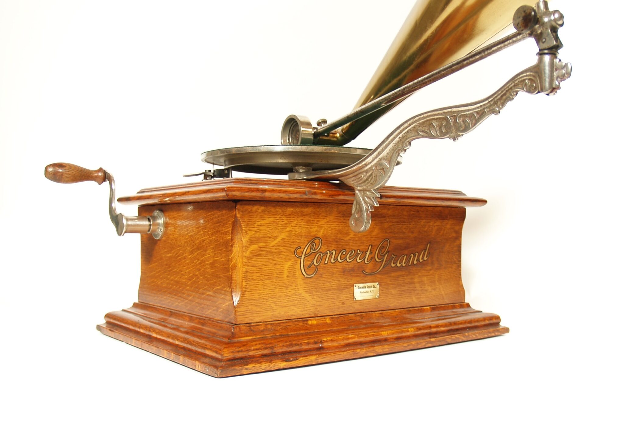 1902 Zon-O-Phone Concert Grand Phonograph - TechnoGallerie
