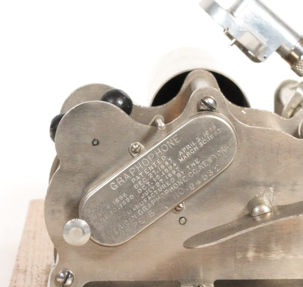 1897 Columbia B "Caseless" Graphophone In Rare Hawthorne & Sheble ...