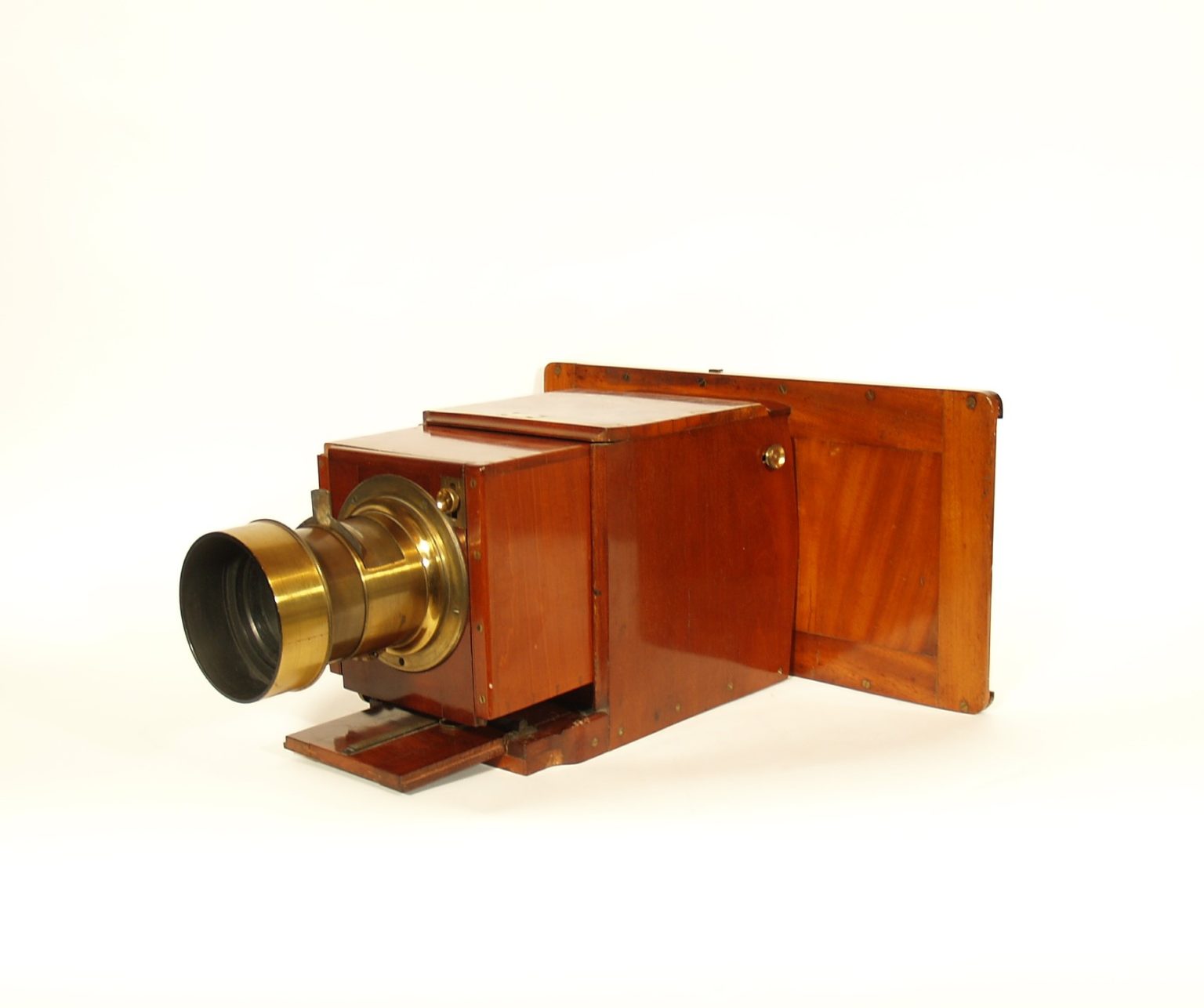 C. 1860 Thomas Sliding Box Wet Plate Camera With Repeating Back ...