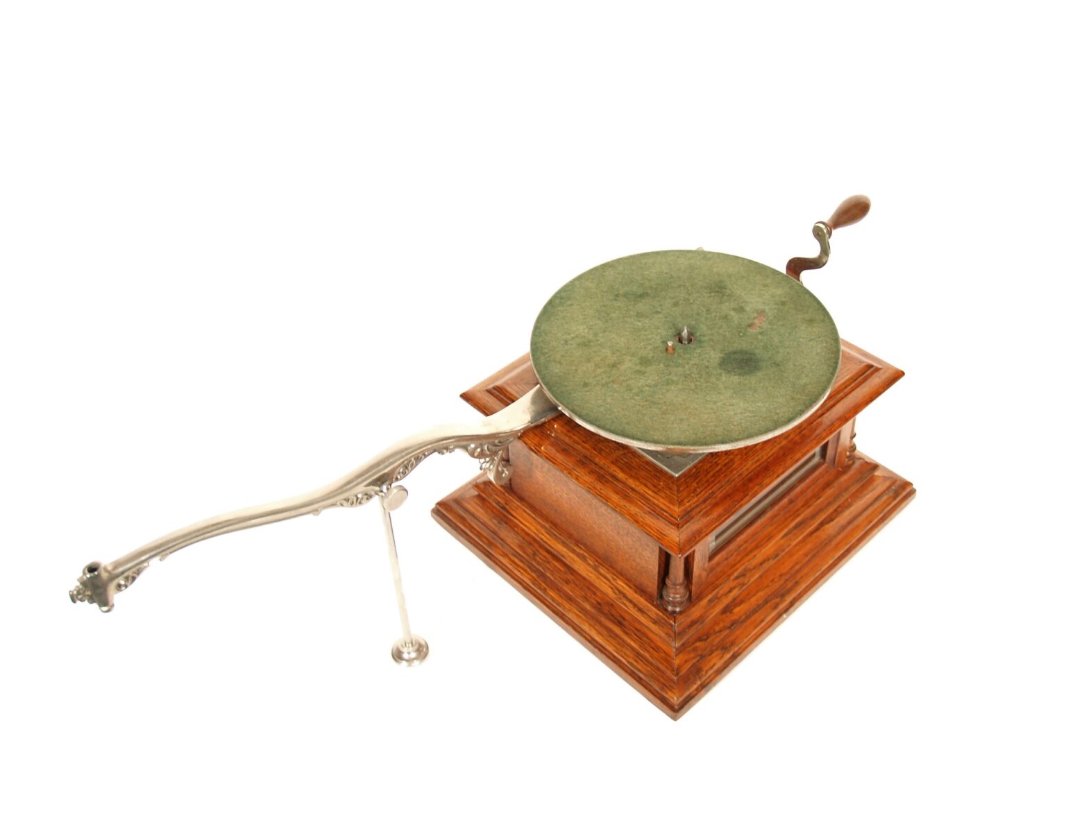 1902 Zonophone Glass-Sided Concert Grand Phonograph - TechnoGallerie