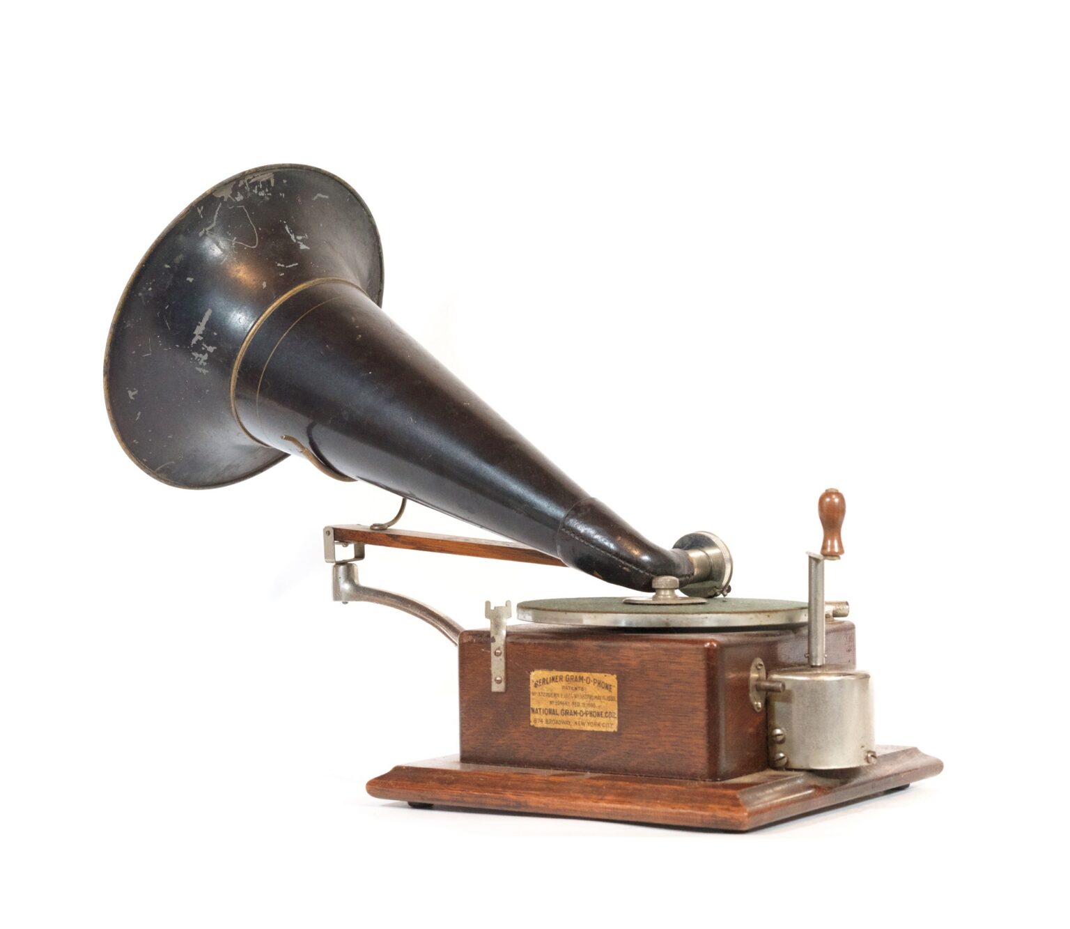 Berliner Trademark Gramophone In Rare Original Exhibitor's Travel Case ...