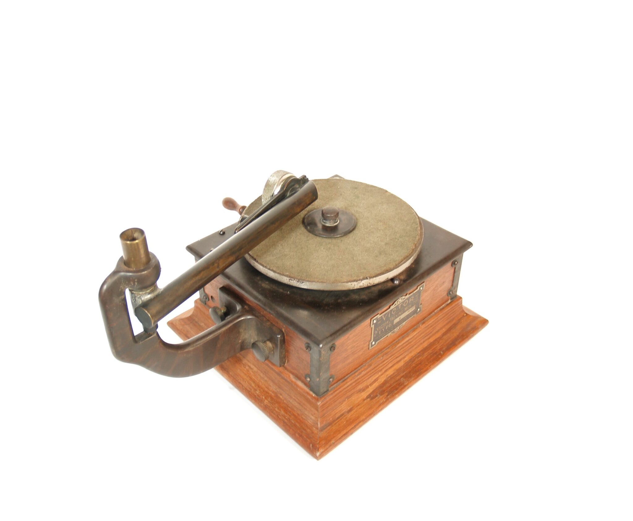 1902 Rigid Arm Victor R Phonograph - TechnoGallerie