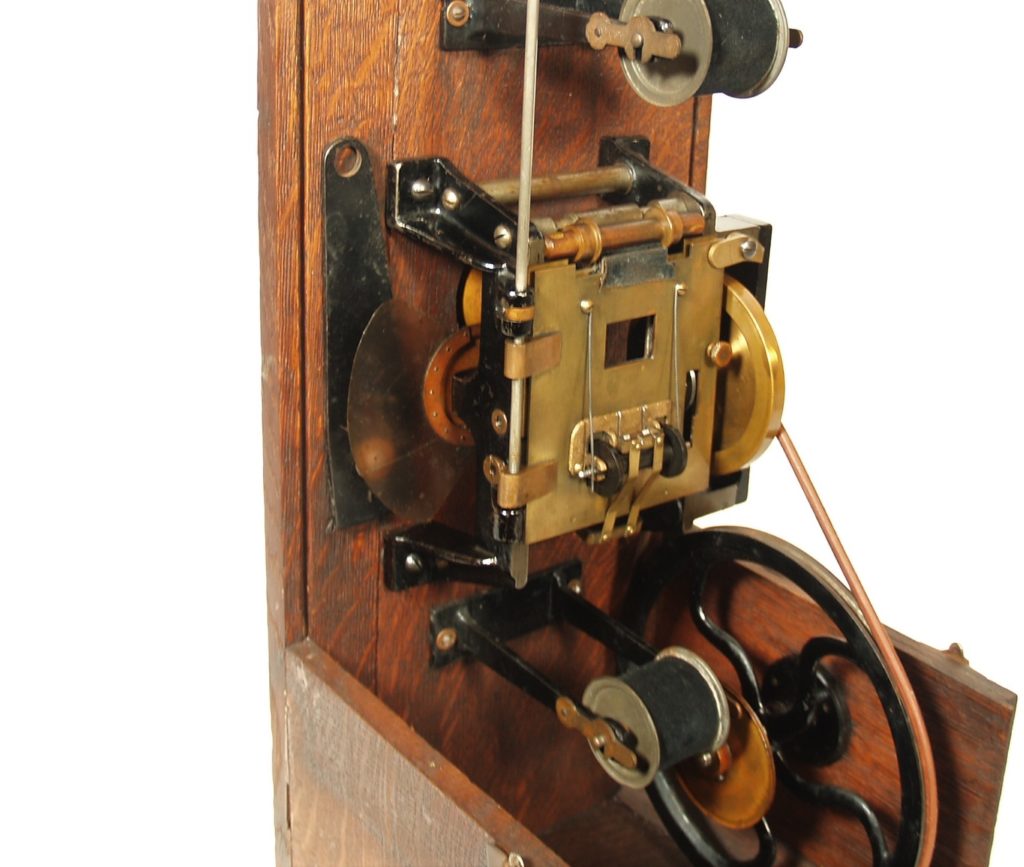 1897 Edison Spool Bank Projecting Kinetoscope * 1st Projecting ...