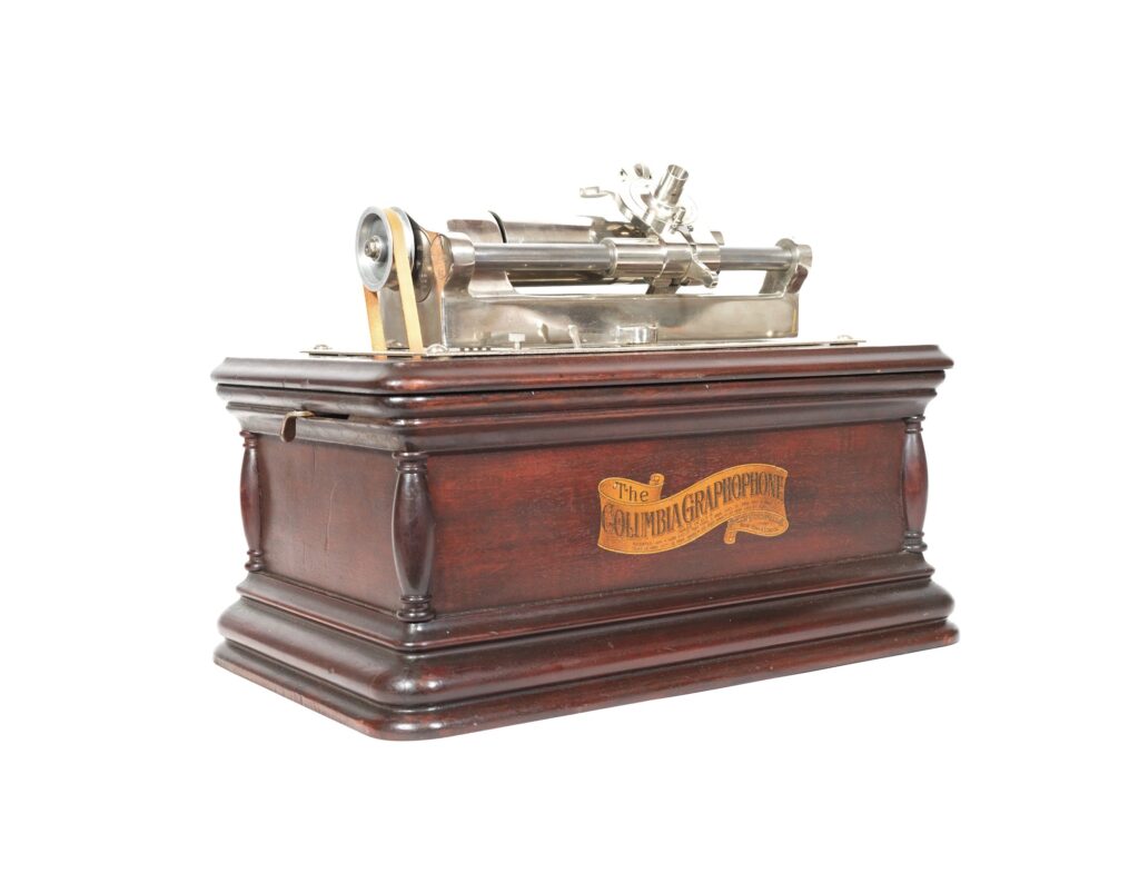 1906 Columbia BG Mahogany Cylinder Phonograph With 6" Mandrel & 4 ...