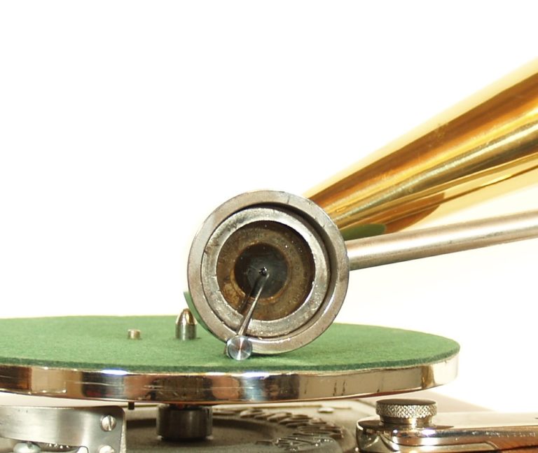 1902 Zon-O-Phone Glass-Sided London Grand Phonograph - TechnoGallerie