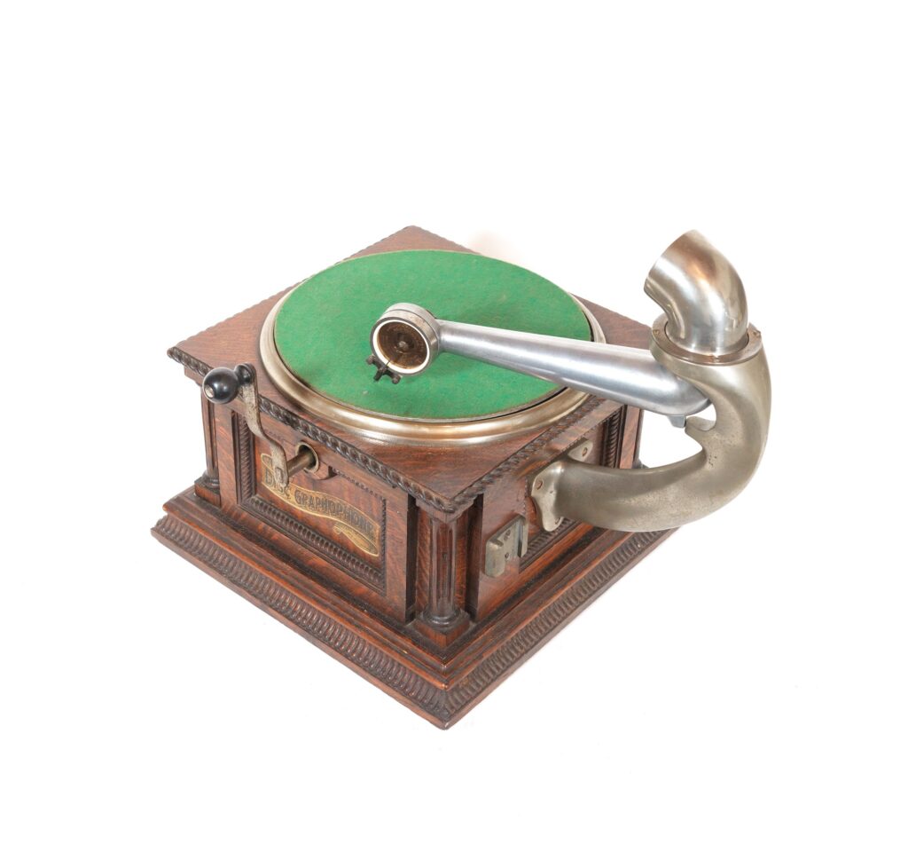 1906 Columbia AH Fancy Case Phonograph w/Original Hawthorne & Sheble ...