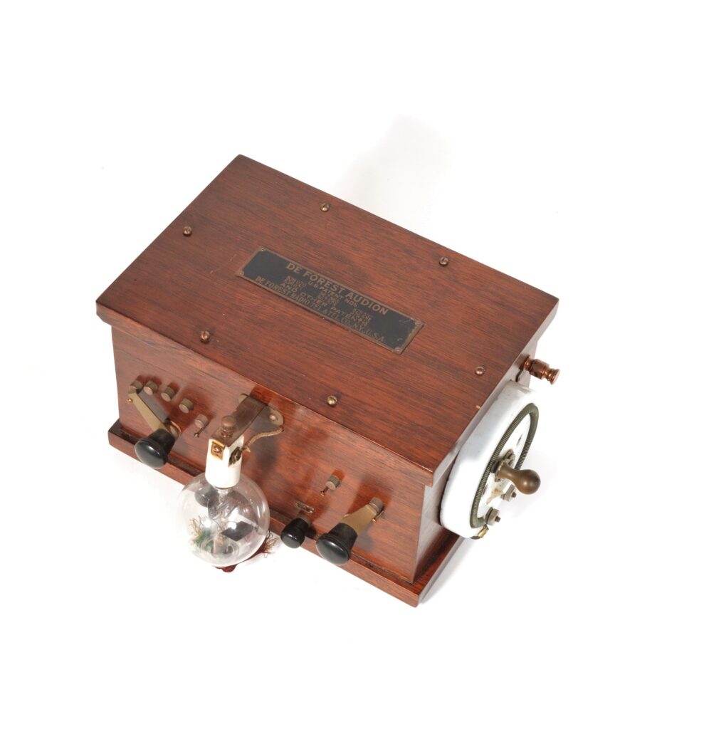 DeForest RJ-4 Audion Control Box / Radio Detector * Weingarten Forgery ...