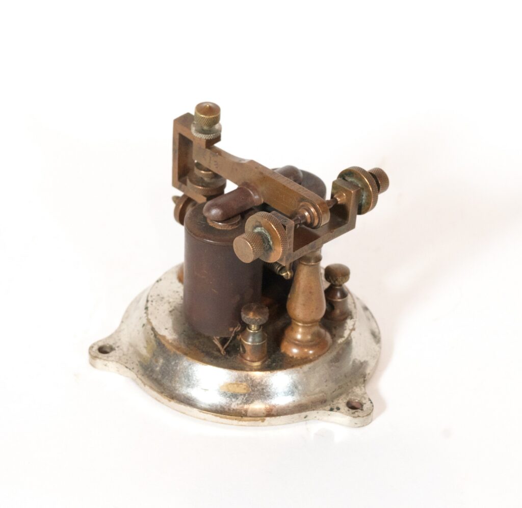 1860's Phelps Telegraph Sounder * Round Base * Western Union * American ...