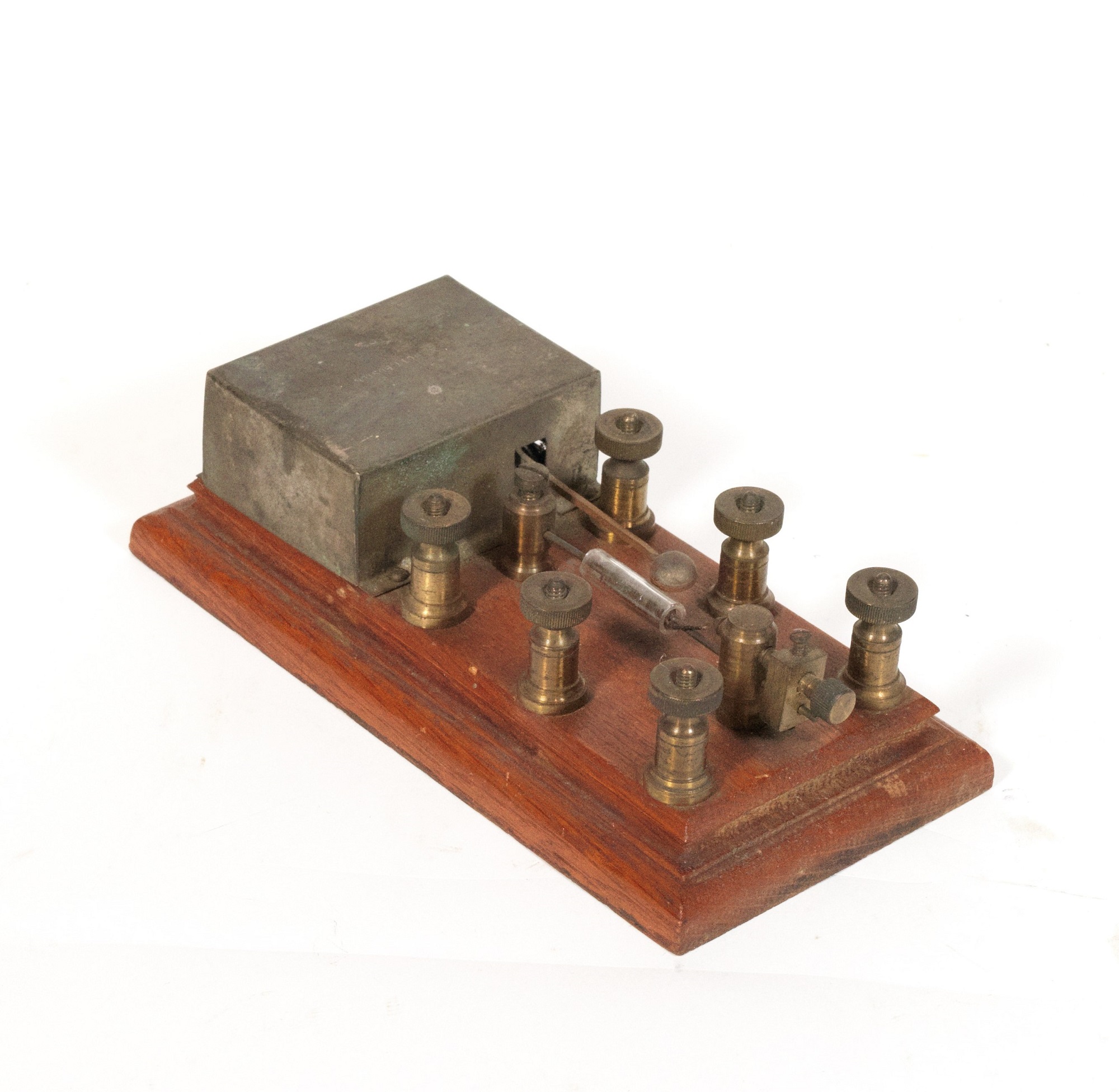 1902-05 L.E. Knott Radio Coherer Detector * Boston - TechnoGallerie