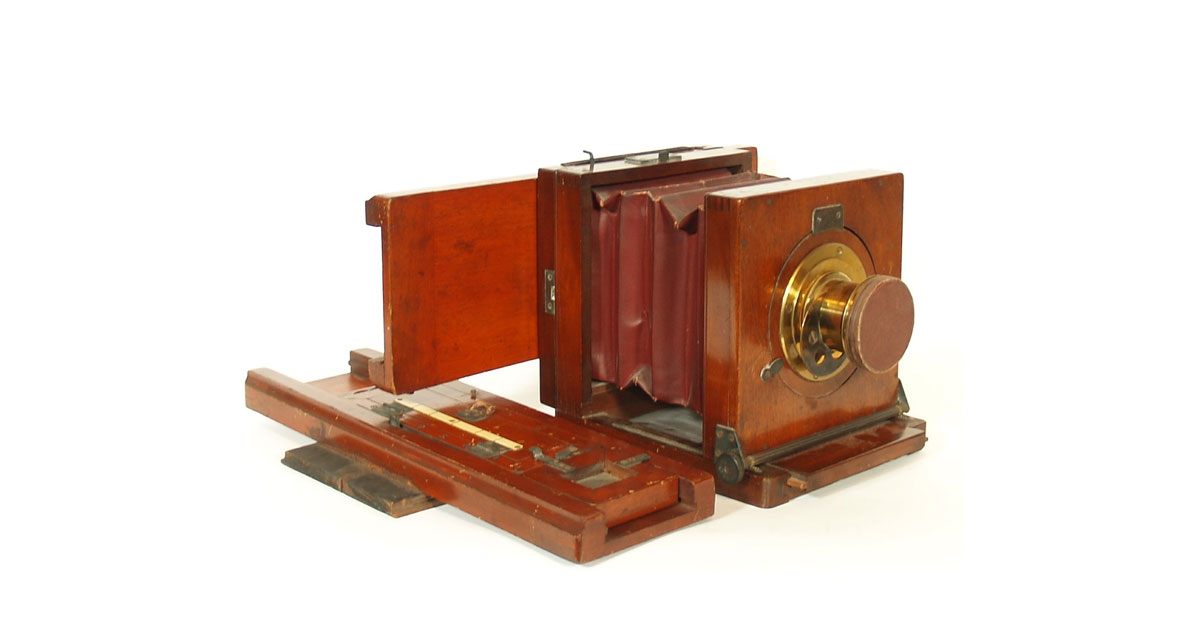 C. 1875 Joshua Billcliff Wet Plate Camera With 2 Repeating Backs For ...